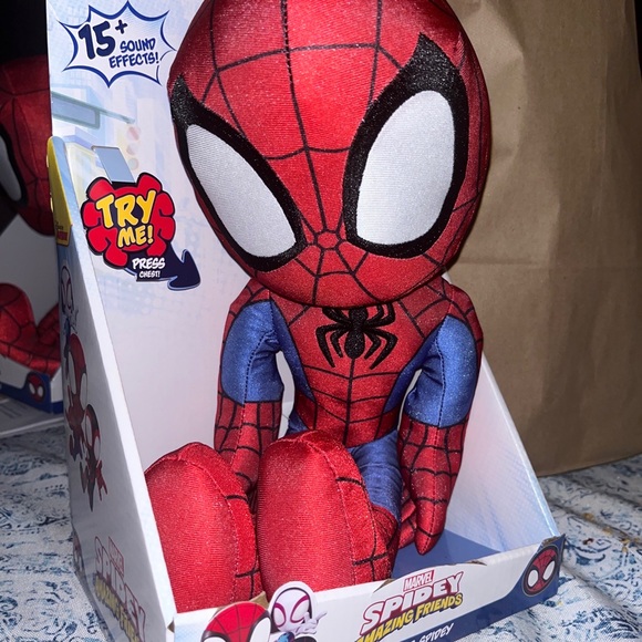 Marvel | Toys | Marvel My Friend Spidey Talking Spiderman 6 Inch Plush ...